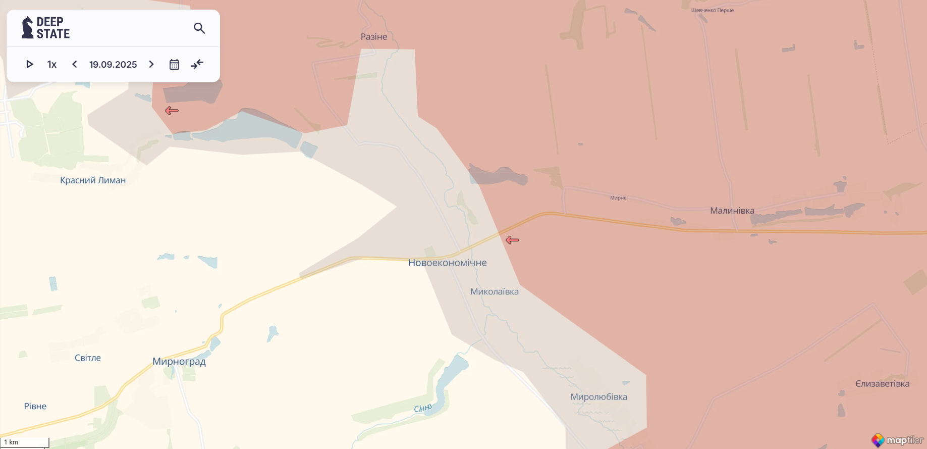 Карта бойових дій DeepState - окупанти мають просування на фронті у трьох областях | OBOZ.UA