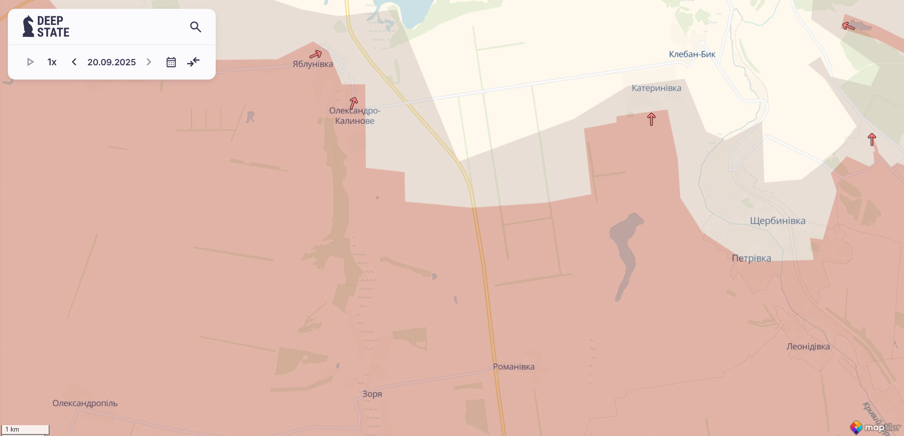 Карта бойових дій DeepState - окупанти мають просування на фронті у трьох областях | OBOZ.UA