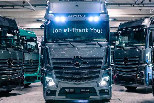Mercedes представил премиум-грузовик Actros Edition 2 | Новости | OBOZ.UA