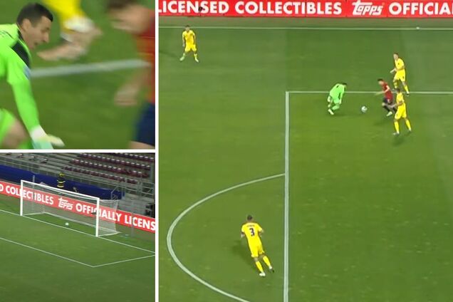 Нещерет гол - судья спас Украину в матче с Испанией на Евро U 21 | OBOZ.UA