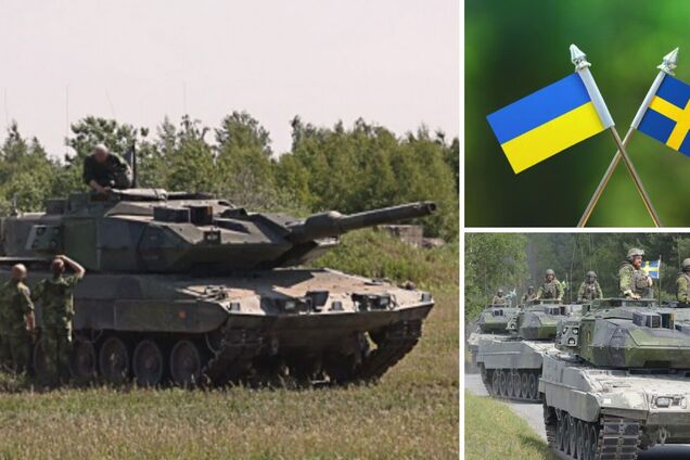 Танки Stridsvagn 122 – Швеция доставила в Украину 10 танков Strv 122 ...